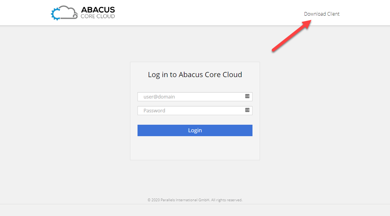 Installing Abacus Core Cloud Client